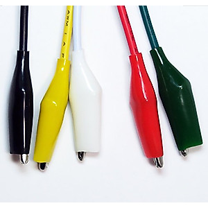 Elenco TL-6 Alligator Lead Set, 10-Piece, 14 inches