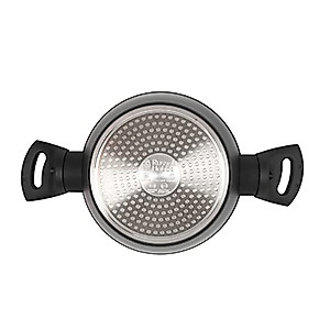 Russell Hobbs RH01669BEU7 Opulence 20 cm Stockpot with Lid -Non-Stick Casserole Pot, Induction Suitable Cooking Pot, Forged Aluminium Cookware, Dishwasher Safe, PFOA Free, Ideal for Soups/Stews/Curry