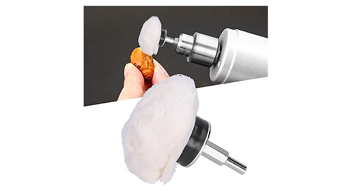 White Cloth Polishing Wheel - Efficient Buffing Tool