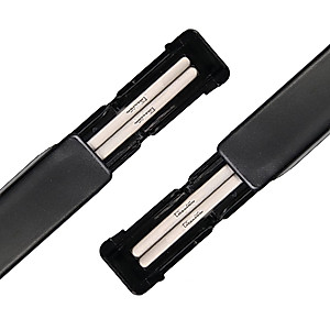 Titanium Chopsticks with Case, XBD Supply 2 Pairs of 9 Inches Square Chopstick Set Dishwasher Safe Reusable for Home & Travel (2-Pair Chopsticks)