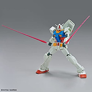 Bandai Hobby - Mobile Suit Gundam - 1/144 RX-78-2 Gundam (Full Weapons Set), Bandai Spirits Entry Grade Model Kit
