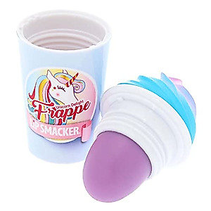 Lip Smacker Frappe Cup Lip Balm, Unicorn, 1 Tube, Prevent Chapped Lips, 0.26 Ounce