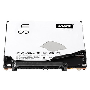 WD Blue 1TB Laptop 7mm Hard Drive: 2.5 Inch, SATA 6Gb/s, 5400 RPM, 8MB Cache (WD10SPCX),Black, grey