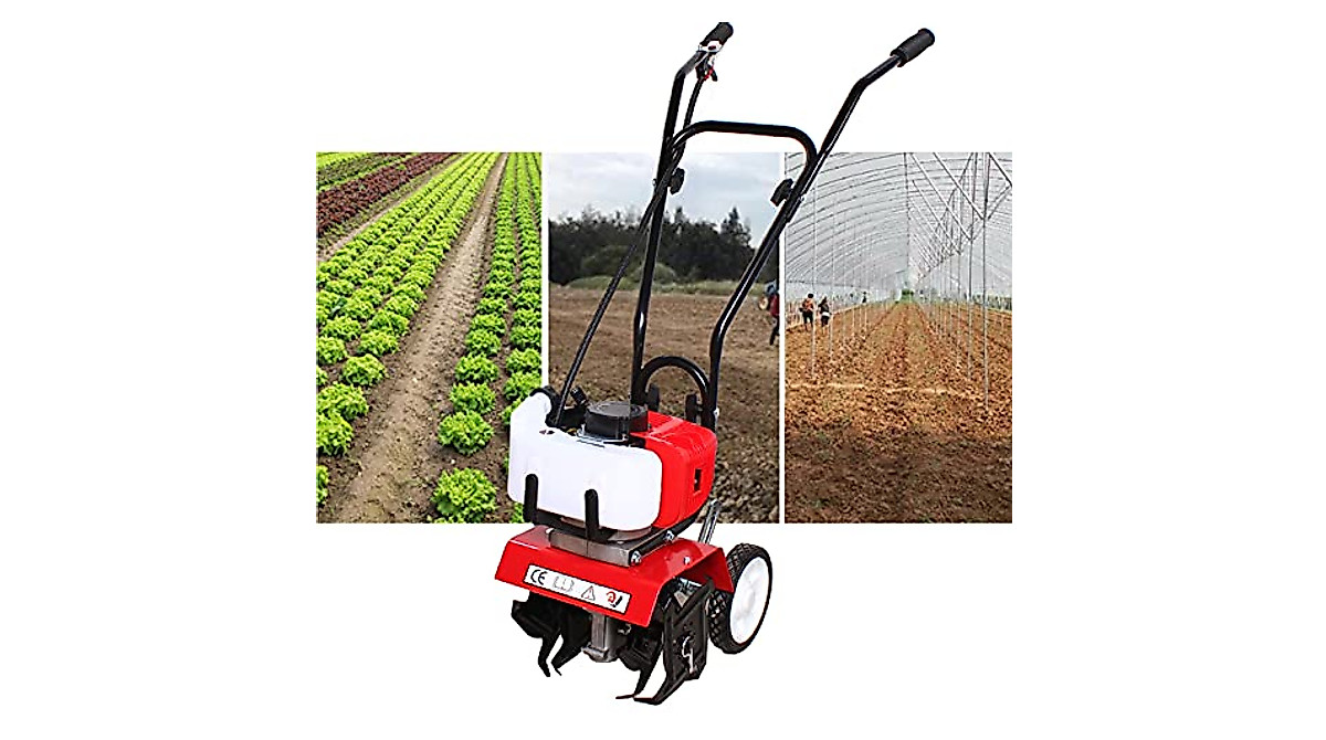 OCASAMI 52cc Gas Mini Tiller & Cultivator | Power Your Garden