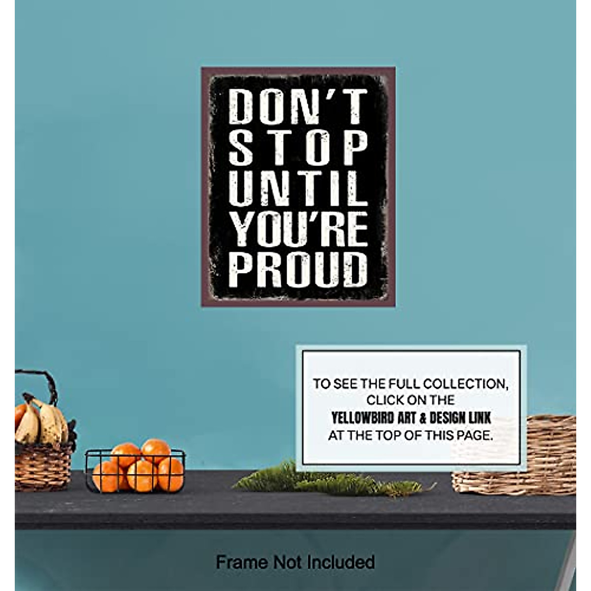 Motivational Wall Art Posters - Inspirational Gifts for Men - Entrepreneur Wall Art - Inspiring Positive Quotes Sayings - Encouragement Gifts - Encouraging Wall Decor - Home Office, Gym Wall Decor