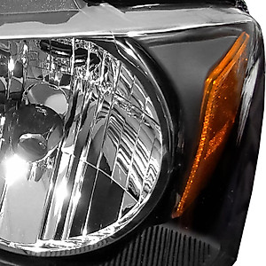AKKON - For Ford F150 Lincoln Mark LT OE Replacement Black Headlights Driver/Passenger Head Lamps Pair New
