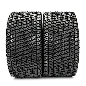 SUNROAD 2pcs 24x12.00-12 8PR Turf Tires Replacement for Lawn & Garden Mower Lawnmower Golf Cart Turf Tread Tubeless