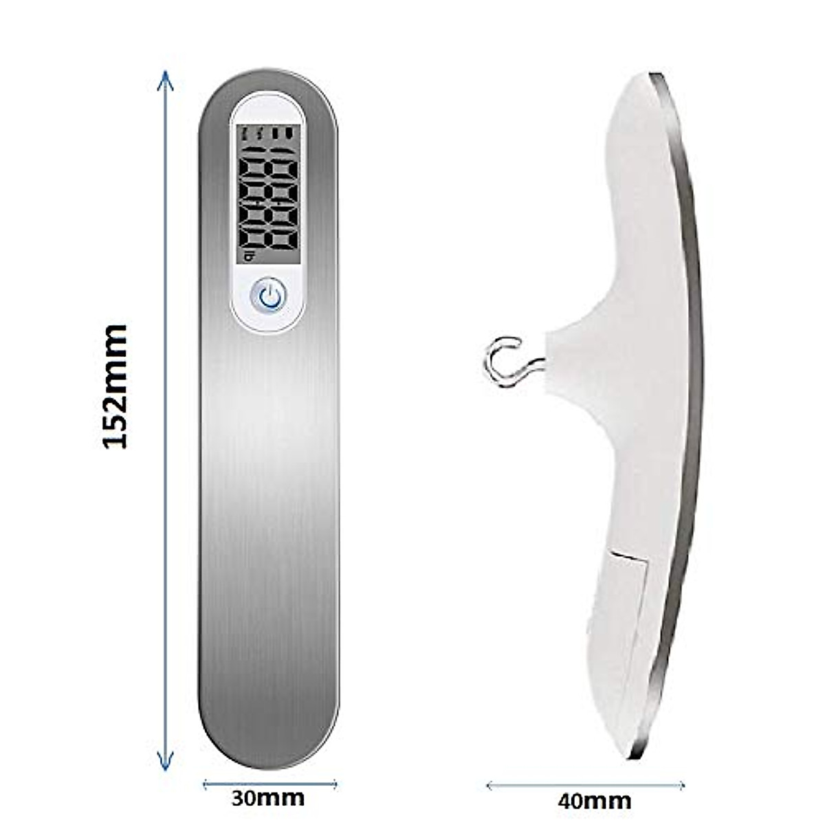 AHOSOUTLY Archery Bow Scale Recurve/Compound Bow 110 lb/50 kg Tuning Scale LCD Display g/oz/kg/lb