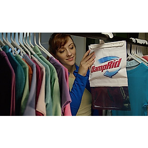 DampRid FG83K 14-Ounce Hanging Moisture Absorber Fresh Scent, 3-Pack