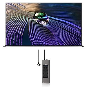 Sony XR83A90J 83" A90J Series HDR OLED 4K Smart TV with an Austere 7S-PS8-US1 VII-Series 8 Outlet Power w/Omniport USB (2021)