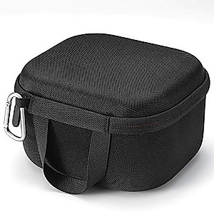 Hard Travel Carrying Case for Howard Leight Honeywell Impact Sport Sound Amplification Electronic Shooting Earmuff and Genesis Sharp-Shooter Shooting Glasses. (Case Only!)-Black