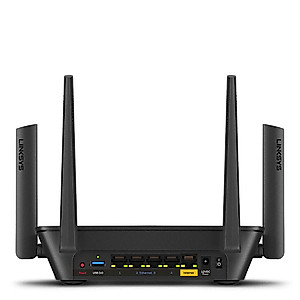 Linksys Mesh Wifi 5 Router, Tri-Band, 3,000 Sq. ft Coverage, 25+ Devices, Supports Guest WiFi, Parent Control,Speeds up to (AC3000) 3.0Gbps - MR9000. With Amazon exclusive extended 18 month warranty