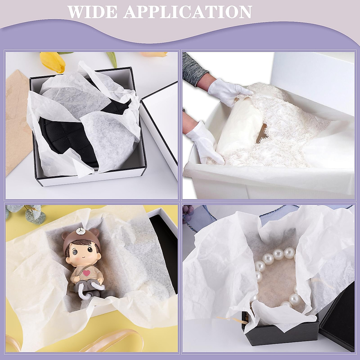 Lineco, Acid-Free Unbuffered Interleaving Tissue Paper for Storage, 30 x 40 Inches, Protect and Separate Prints, Documents, Letters, Newspaper (Pack of 12)