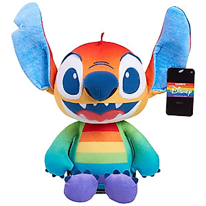 Just Play Disney Pride 16-inch Large Plush Stuffed Animal – Stitch, Alien, Soft Plushie, Kids Toys for Ages 2 Up, Amazon Exclusive