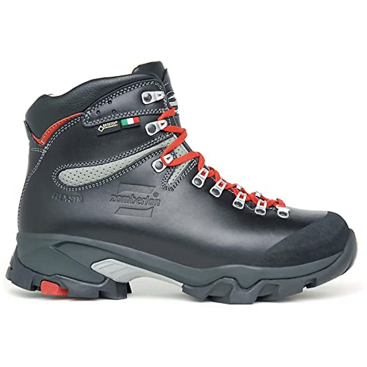 Zamberlan - 1996 vioz lux gtx rr - leather backcountry boots - waxed black - 8