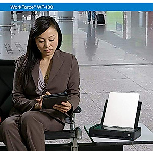 Epson Workforce WF-100 Wireless Color Mobile Printer, Amazon Dash Replenishment Ready