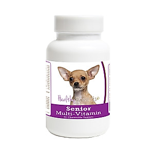 Healthy Breeds Chihuahua Senior Dog Multivitamin Tablets 60 Count
