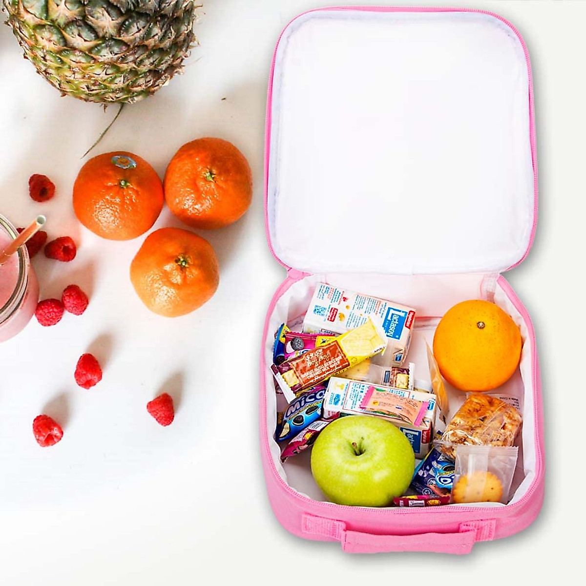 gxtvo 3PCS Backpack for Girls, 14.5" Mermaid Sequin Preschool Elementary Bookbag and Lunch Box