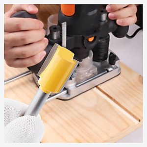 EilxMag 100 Pieces Router Bit Set, Router Bits 1/4 Inch Shank with Aluminum Storage Case Tungsten Carbide Router Bits Kit for Professional Woodworking