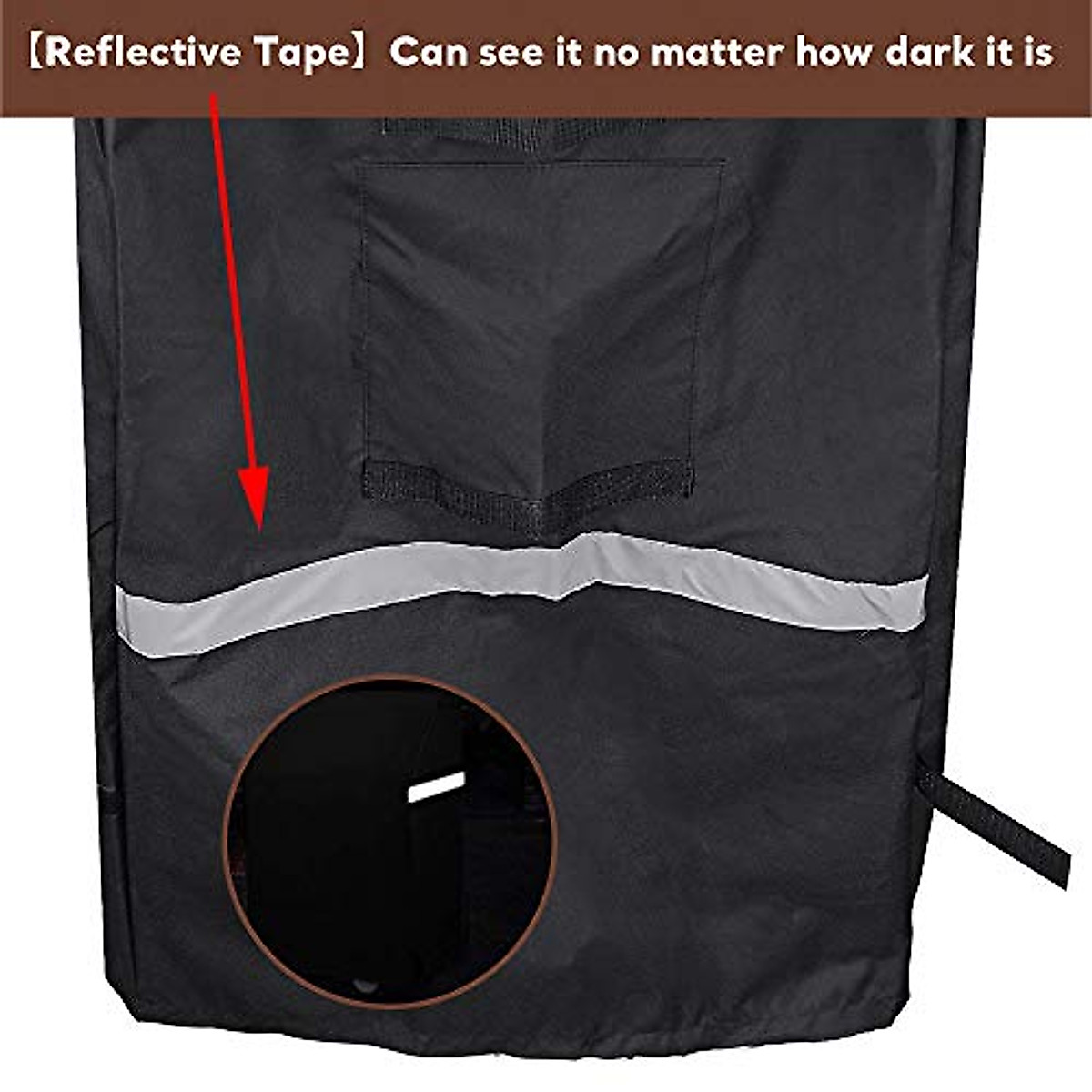 Uniflasy Pellet Grill Cover for Camp Chef Pellet Grills DLX 24", SmokePro DLX, SmokePro 24" PG24 PG24LS PG24S PG24SE PG24LTD Woodwind 24 Pellet Grills 600D Waterproof Anti-UV BBQ Cover