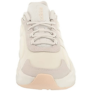 adidas Women's Ozelle Running Shoe, Cloud White/Cloud White/FTWR White, 6