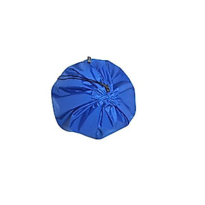 Large Stuff Sack,Sleeping Bag Cover,Nylon Drawstring Bag for Camping or Laundry. (Blue)