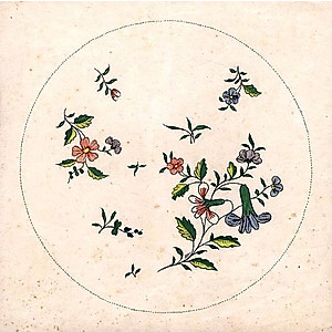 An original design for a porcelain plate