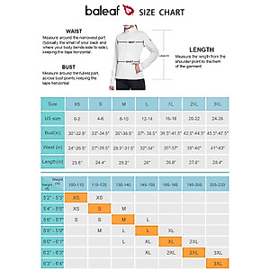 BALEAF Women's Horse Riding Shirts Long Sleeve Half Zip Pullover Fleece Jacket Winter Cold Weather Running Gear White L