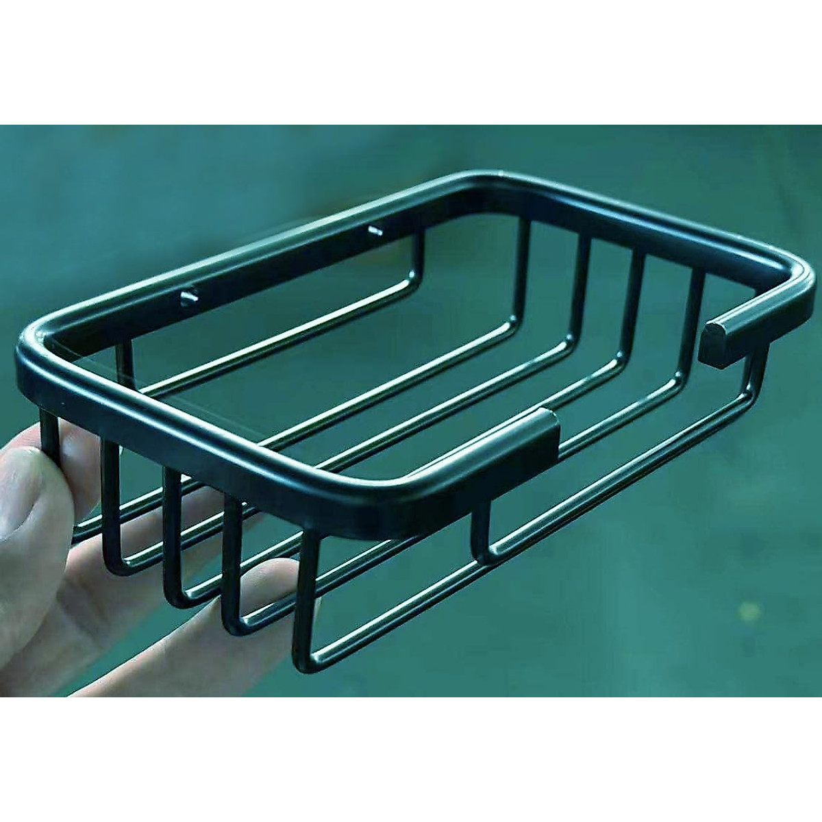 Washroom Rack 2-Pack Rustproof Shower Caddy Set with Soap Holder - Wall-Mounted No drill Large Capacity Durable Matte Black Shower Organization Basket with Hooks and meets Modern Convenience.