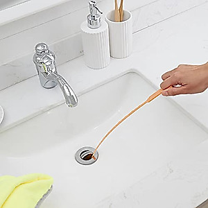 Amazon Basics Drain Clog Remover Tool, 6 Pack