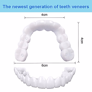 Brige Smile Teeth Denture Temporary False Teeth Improve Smile