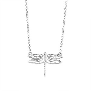 Boma Jewelry Sterling Silver Dragonfly Necklace, 16 inches