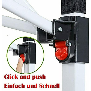 Pop Up Gazebo Tent 10x10 Outdoor Canopy, Instant Shelter w/Adjustable Height, Steel Frame Permanent Pavilion with Side Curtains & Zippered Door, Sunshade for Garden, Patio, Lawns, Beach, White