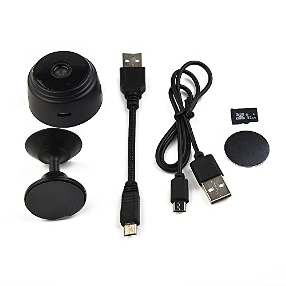 Wireless Magnetic Trailer Hitch Rear View Camera Night Vision HD 1080P Reversing Monitoring Device 32G Wide View Angle150 Degrees Adjustable Reverse Camera Kit for Cars Trucks Trailers RVs