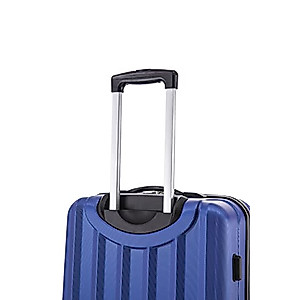 Rockland Santa Monica Hardside Spinner Wheel Luggage, Blue, 19", 24", 28"