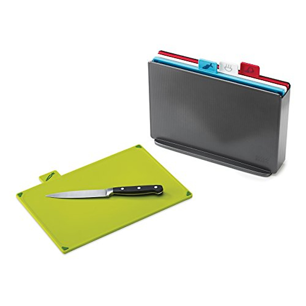 Joseph Joseph Cutting Board Set, Index Small, Graphite