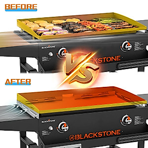 Wind Guards For Blackstone 28 Inch Griddle,Magnetic Stainless Steel Wind Guard For Blackstone 28" Griddle,Compatible with Blackstone 28 Inch Griddle Hood,Rear Grease Cup and Side Shelf