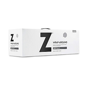 MALOUF Z Total Body C-Shape Pregnancy Wrap Around Ultra Supportive Sleeping Pillow, White