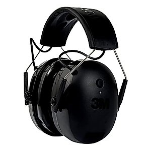 3M WorkTunes Connect + Gel Ear Cushions Hearing Protector with Bluetooth Wireless Technology, NRR 23 dB, Hearing protection for Mowing, Snowblowing, Construction, and Work Shops,Black