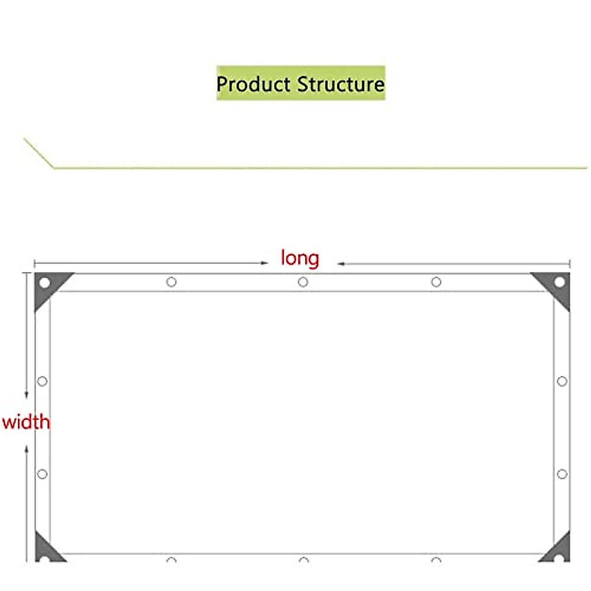 WYYZH Outdoor Patio Sun Shade Sail Gazebo Shade Net Encryption Thickened Rectangle Garden Sunshade Net Anti-UV Sun Shelter Awning (Color : Black, Size : 5x6m)