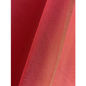 58/60 inch red Crinoline Hard net Fabric Cut by The Yard