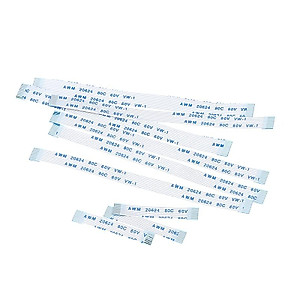 9PCS Power Switch Charging Board Cable for PS4 PS4 Slim Pro 12 14 Pin Charging Board Power Switch Line + 10pin Touch Pad Flex Ribbon Cable for PS4 Controller