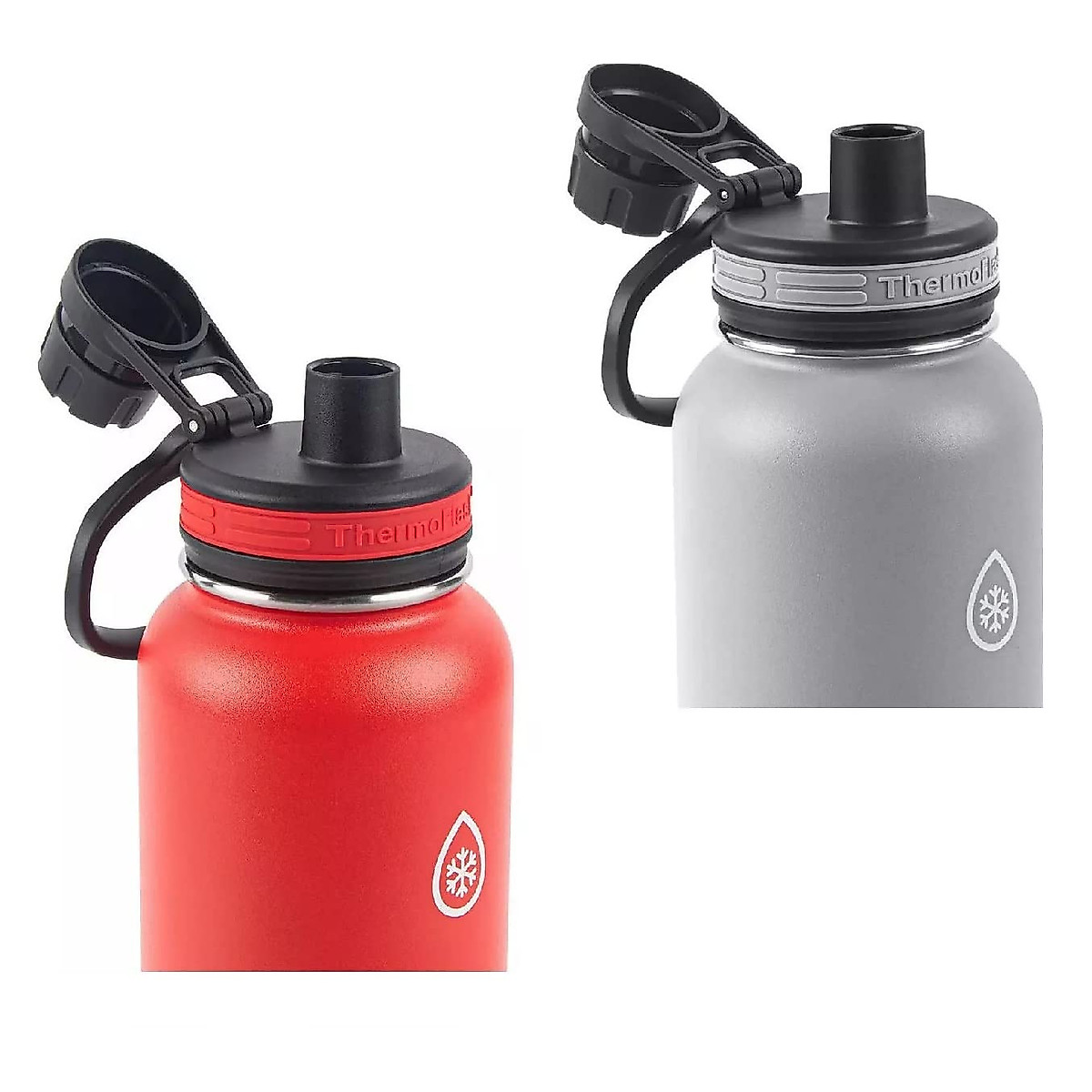 Thermoflask Stainless Steel 40oz Straw/Spout Lid, 2-packv