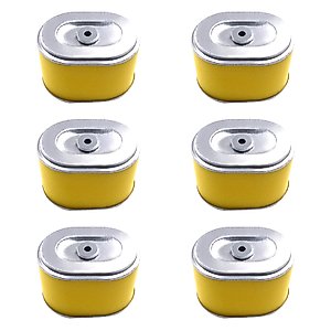 CPVNQMDG 6 Packs 17210-Z4M-821 Air Filter For Honda GX160 Air Filter Fit 5.5HP 6.5HP GX160 GX200 Engines Replace 17210-ZE1-517 17210-ZE1-822 17210-ZE1-505