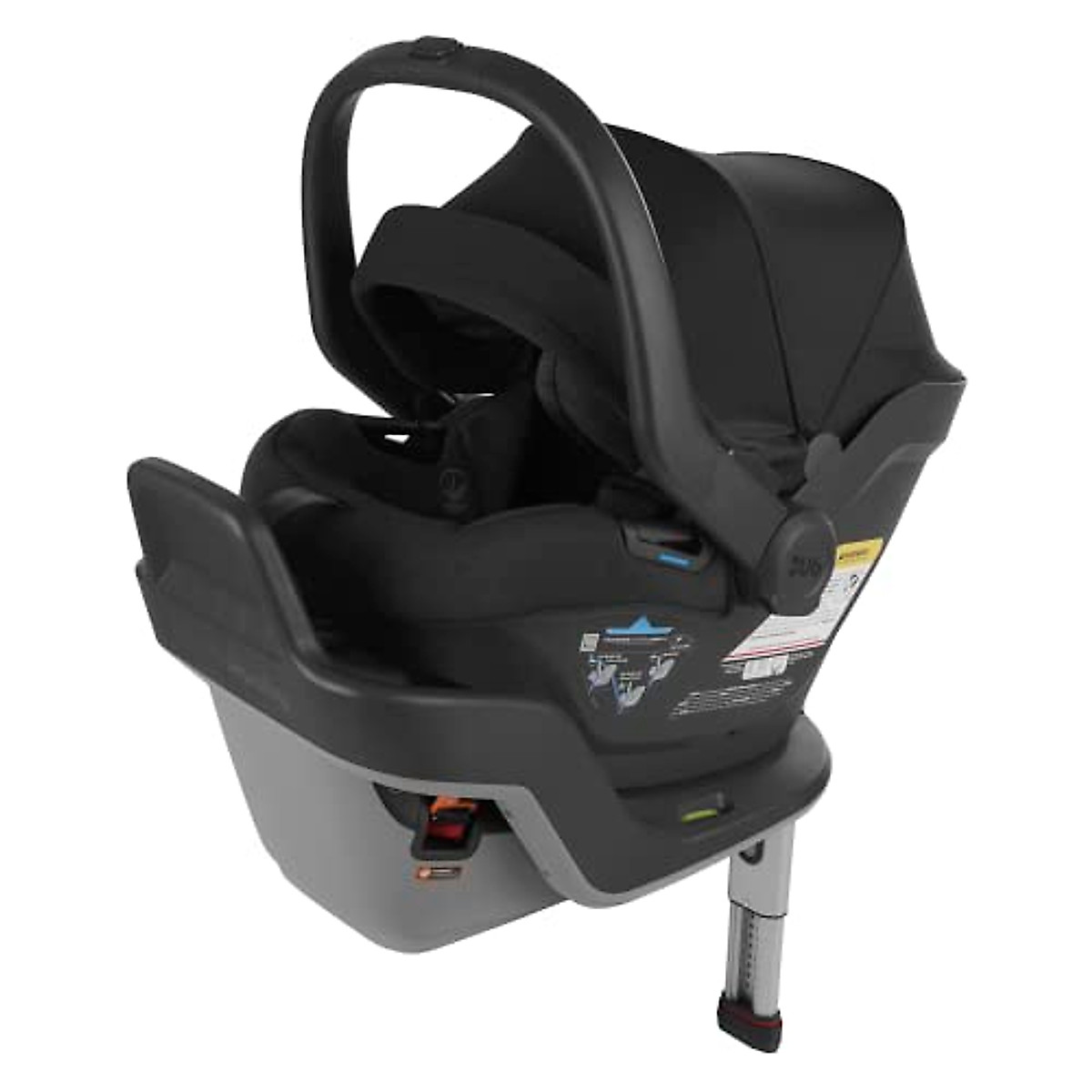Cruz V2 Stroller - Stella (Grey Brushed mélange/Silver/Chestnut Leather) + MESA MAX - Jake (Charcoal)