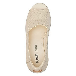 TOMS Women's, Michelle Sandal Natural Metallic 7 M