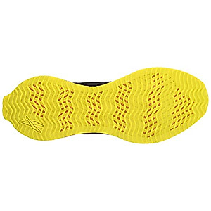 Reebok Men's Zig Dynamica 2.0 Sneaker, Black/Orange Flare/Acid Yellow, 10.5