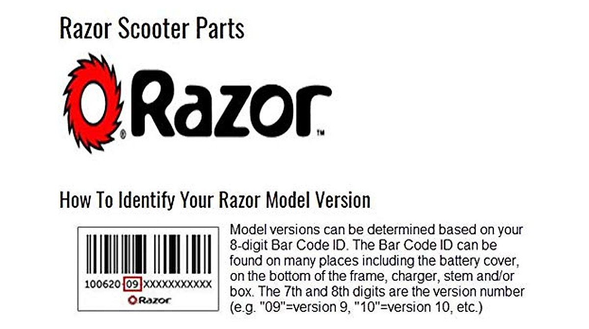 Razor MX350/MX400 Electrical Kit - Universal Parts
