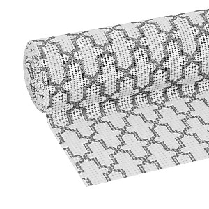 Duck Non-Adhesive Shelf Liner Select Grip EasyLiner, 12-Inch x 20 Feet, Grey Geo