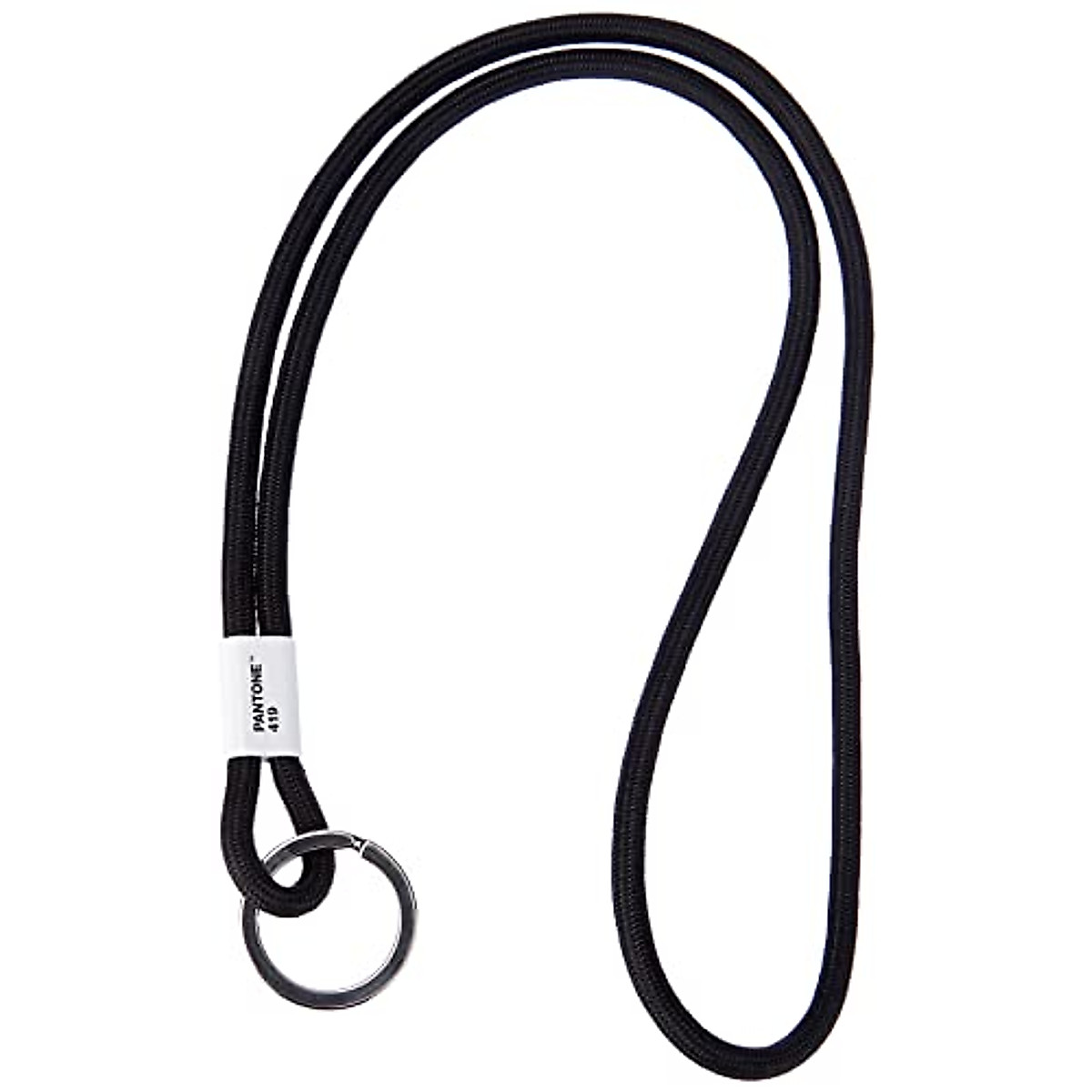 Copenhagen Design PANTONE Key Chain L, long key hanger, nylon, black 419 C